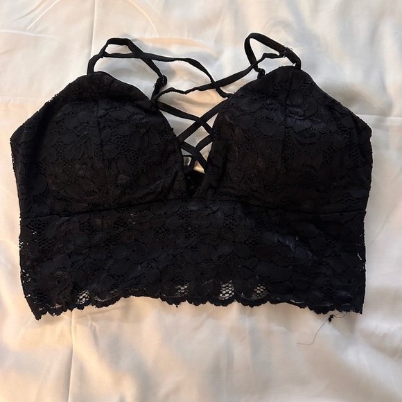 Bozzolo | Intimates & Sleepwear | Black Lace Bralette Size Large | Poshmark
